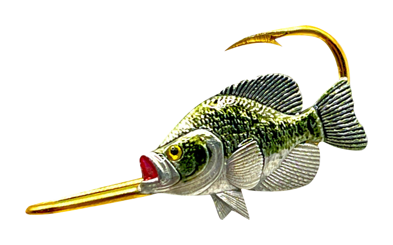 Hookits Crappie Fishing Hook Hat Pin Clip | Bass Pro Shops